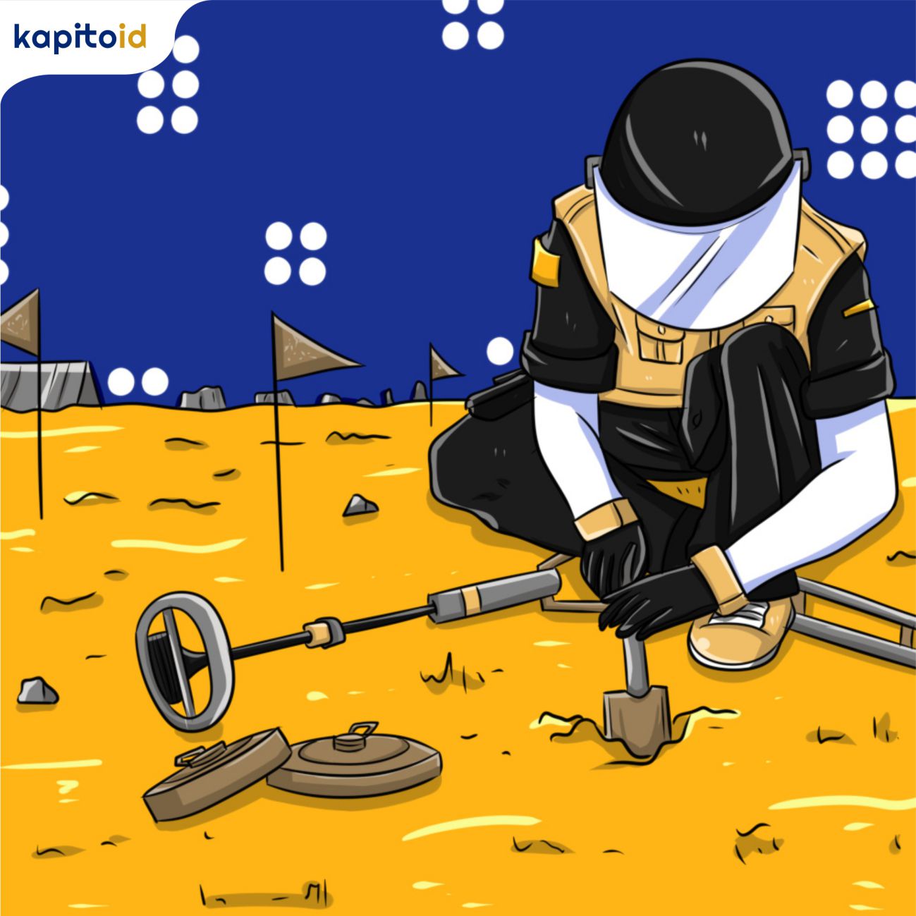 Permasalahan Ranjau Darat & Upaya Meminimalisir Dampaknya - Kapito.Id